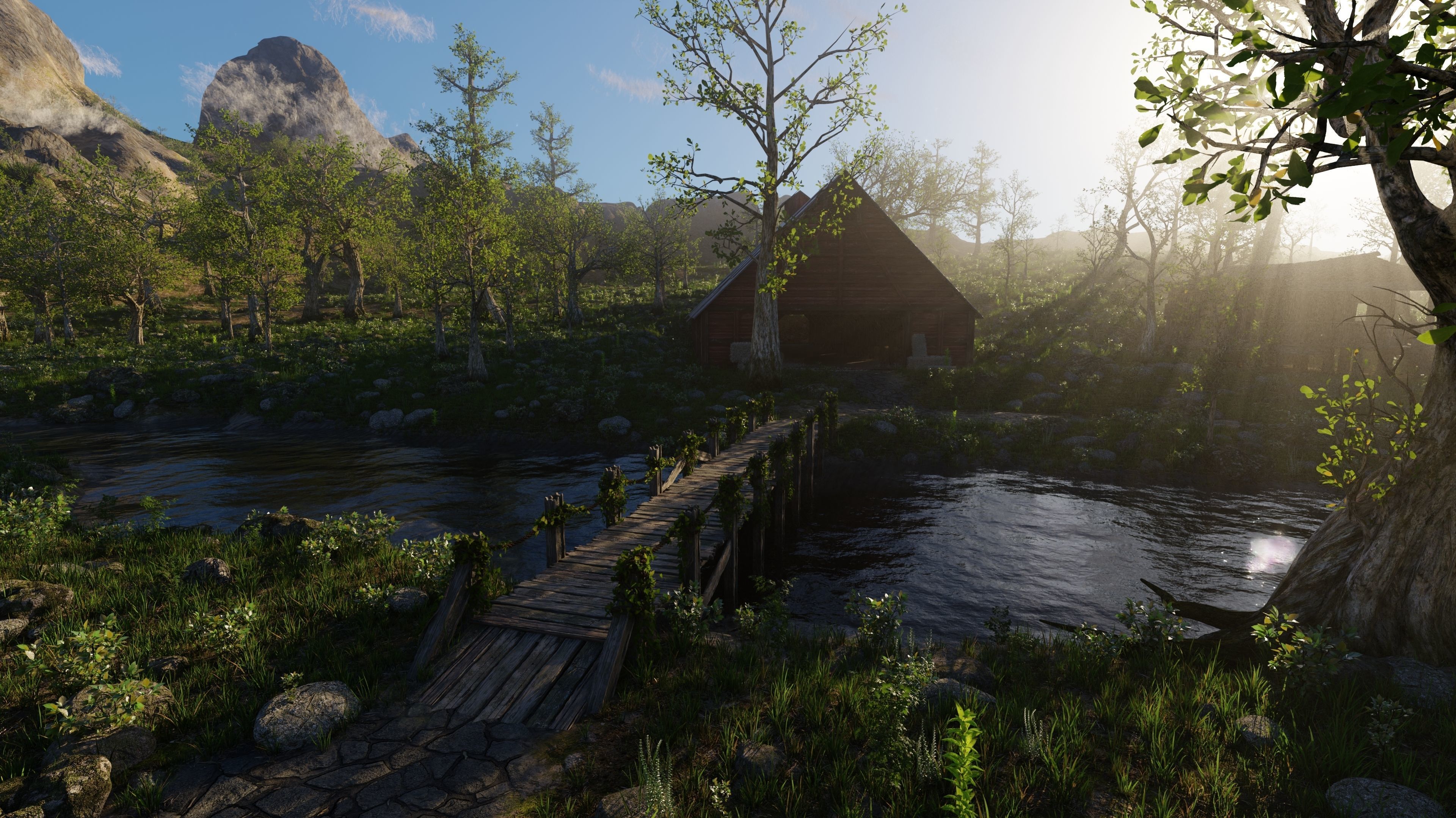 Medieval Pathway Scene 3D model | CGTrader