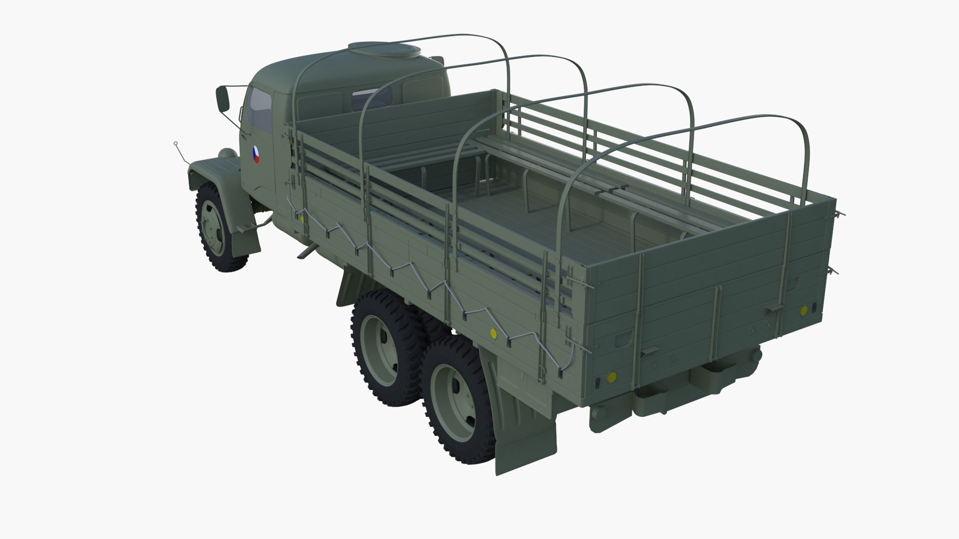 Praga V3S military truck Czechoslovakia 3D model | CGTrader