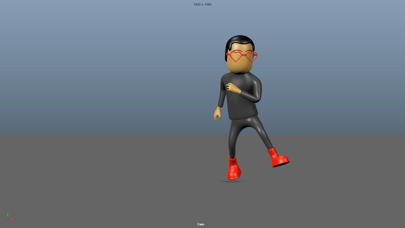3D model 3D Rigged dancing character VR / AR / low-poly | CGTrader