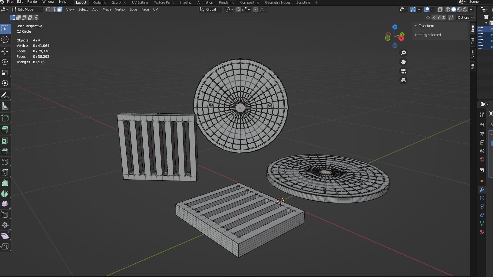 MANHOLE COVER 3D model | CGTrader