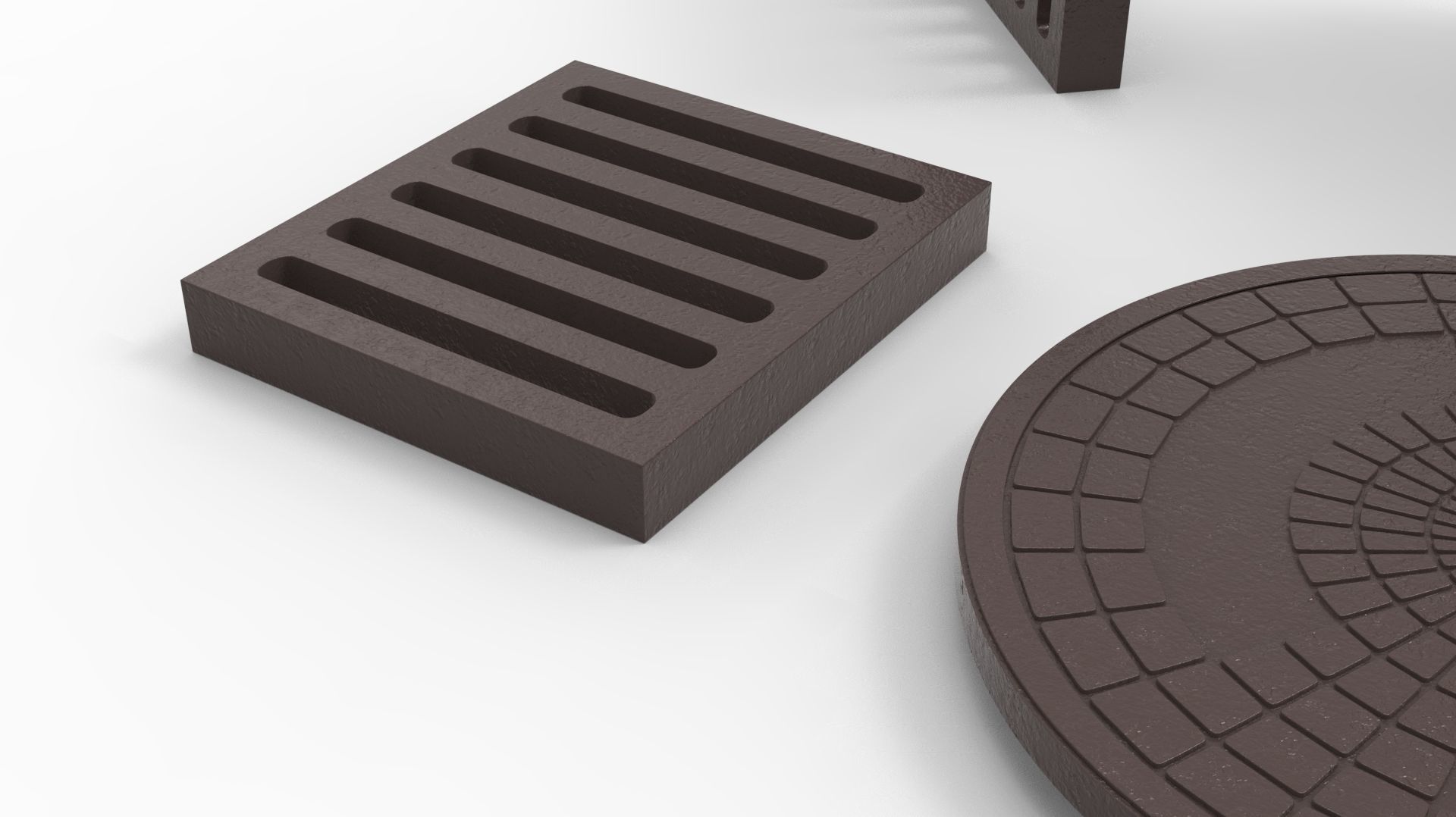 MANHOLE COVER 3D model | CGTrader