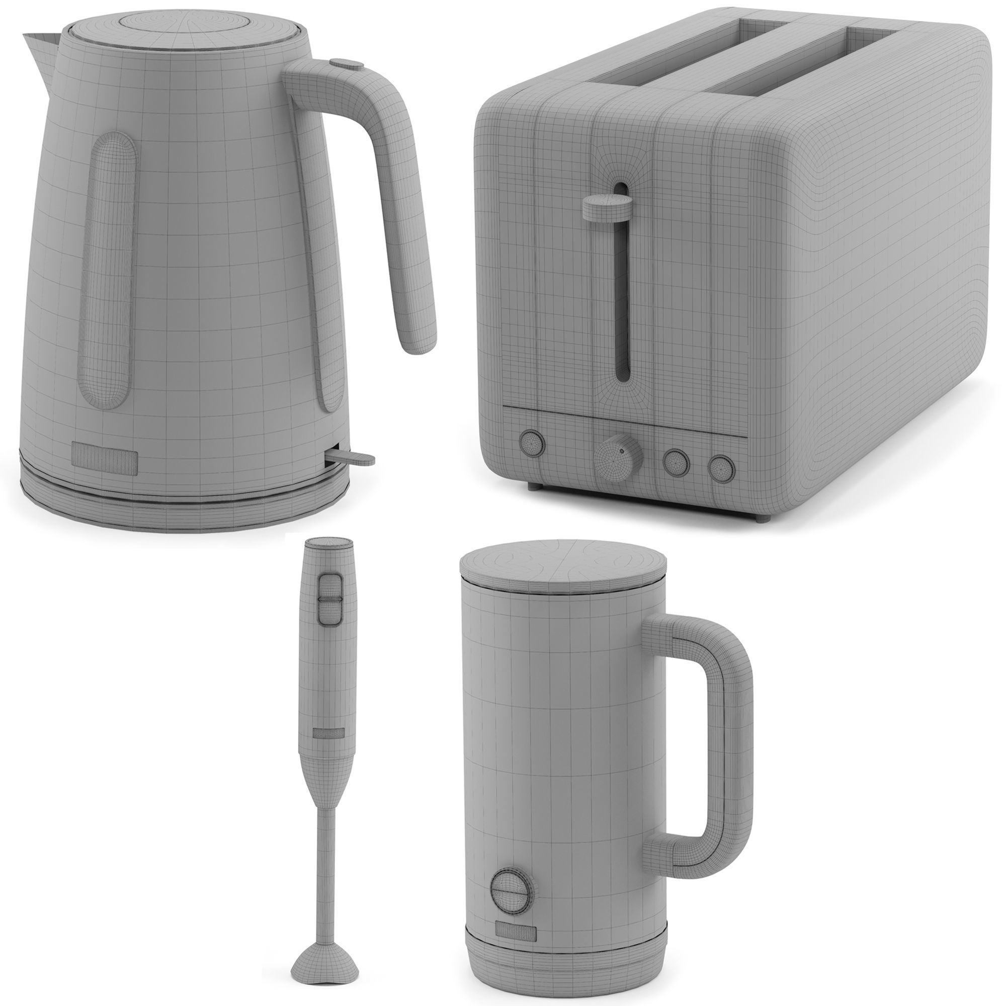 TOWER kitchen appliances 02 3D model | CGTrader