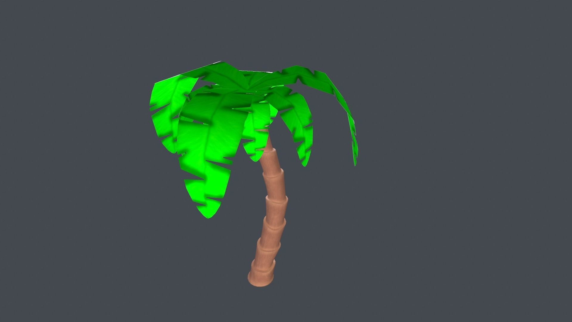 Stylized Palm Tree free 3D model | CGTrader