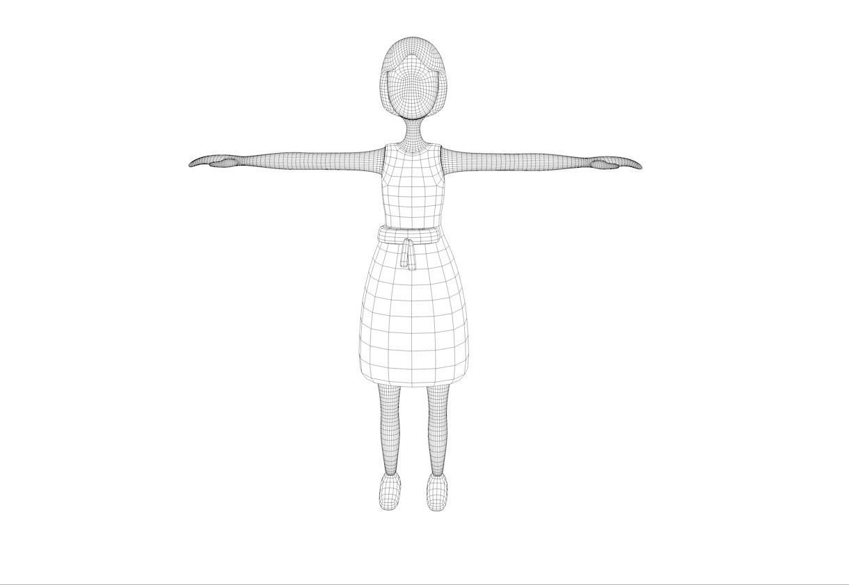 man-woman two people free VR / AR / low-poly 3D model | CGTrader
