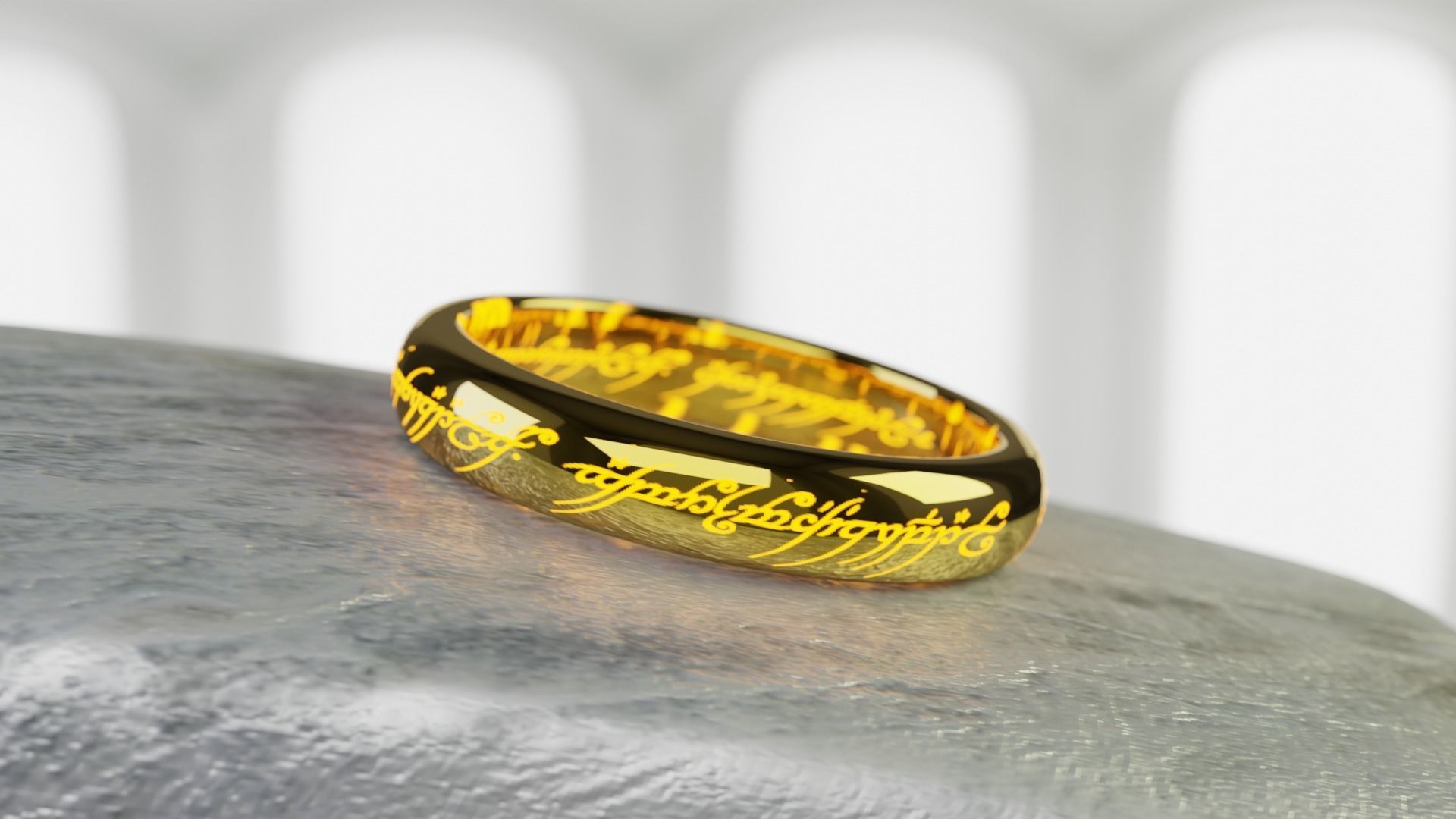 3D model Ring of power low-poly VR / AR / low-poly | CGTrader