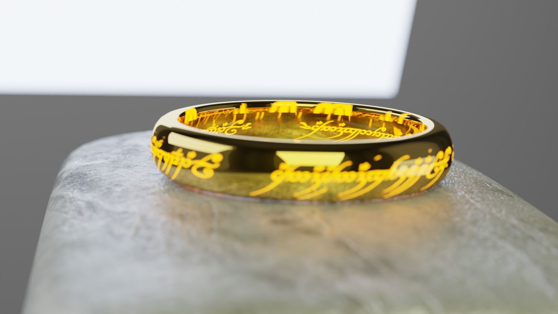 3D model Ring of power low-poly VR / AR / low-poly | CGTrader