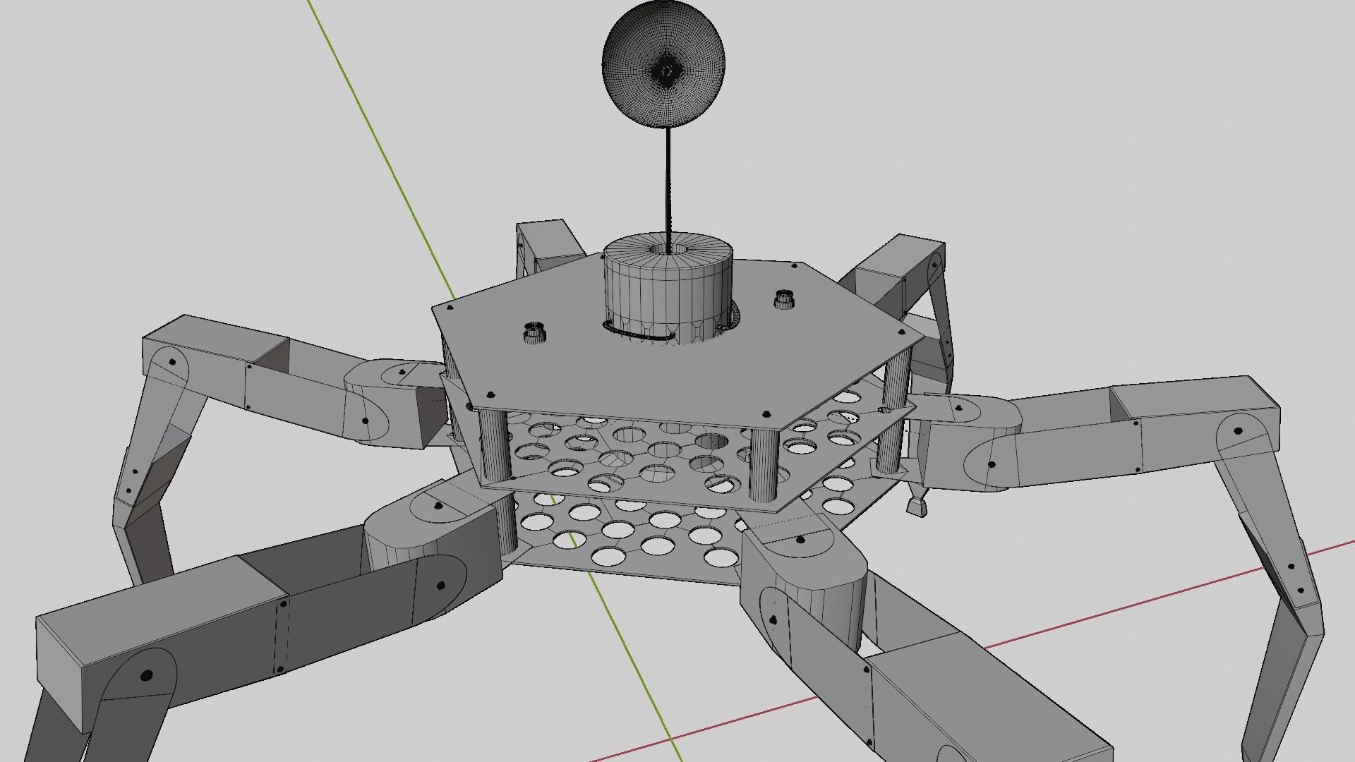 Robo-spider Middle-poly free 3D model | CGTrader