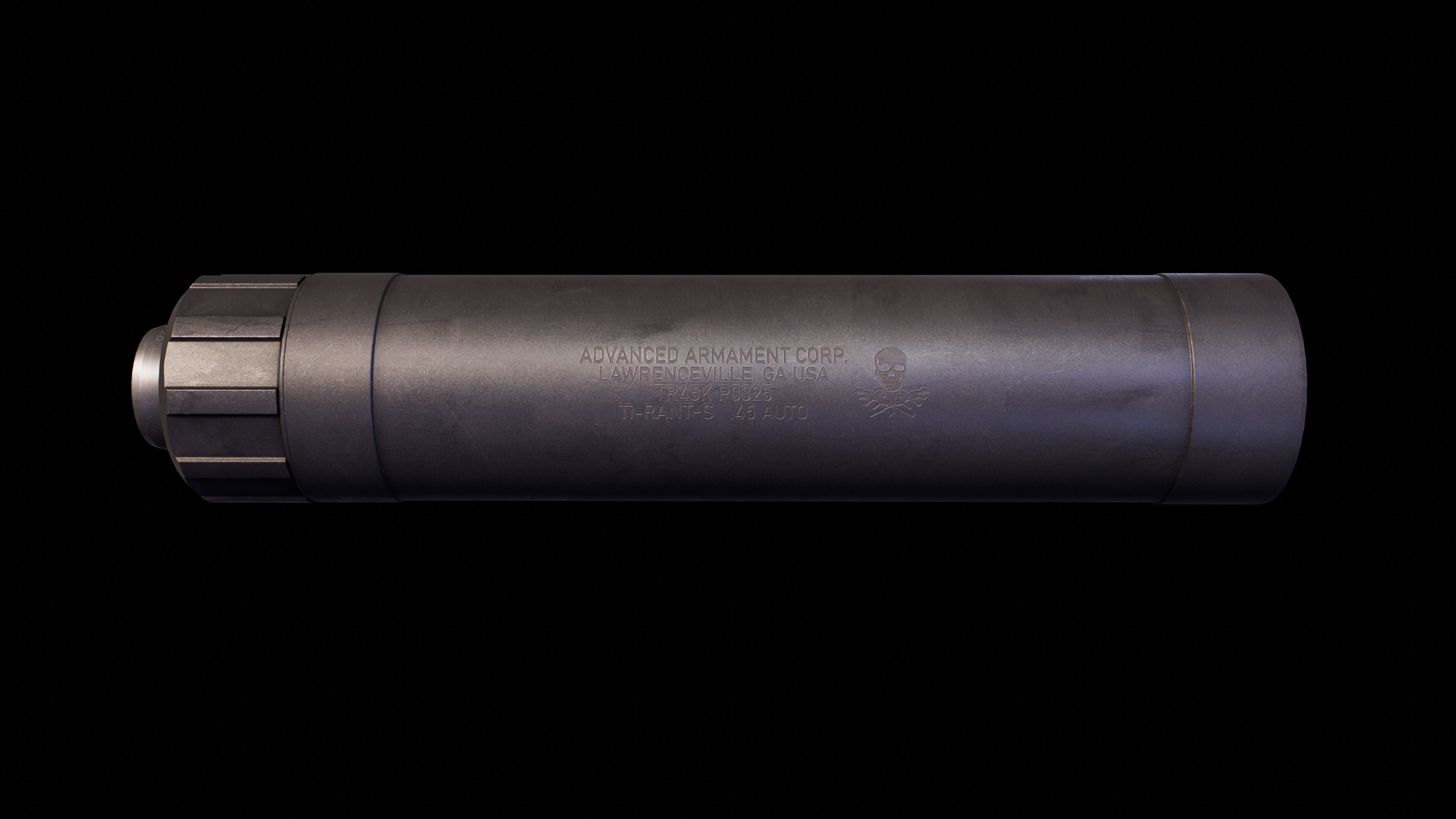 3D model AAC Ti-Rant 45S Suppressor VR / AR / low-poly | CGTrader