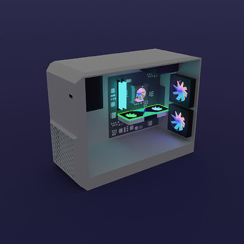 gaming pc 3D model | CGTrader