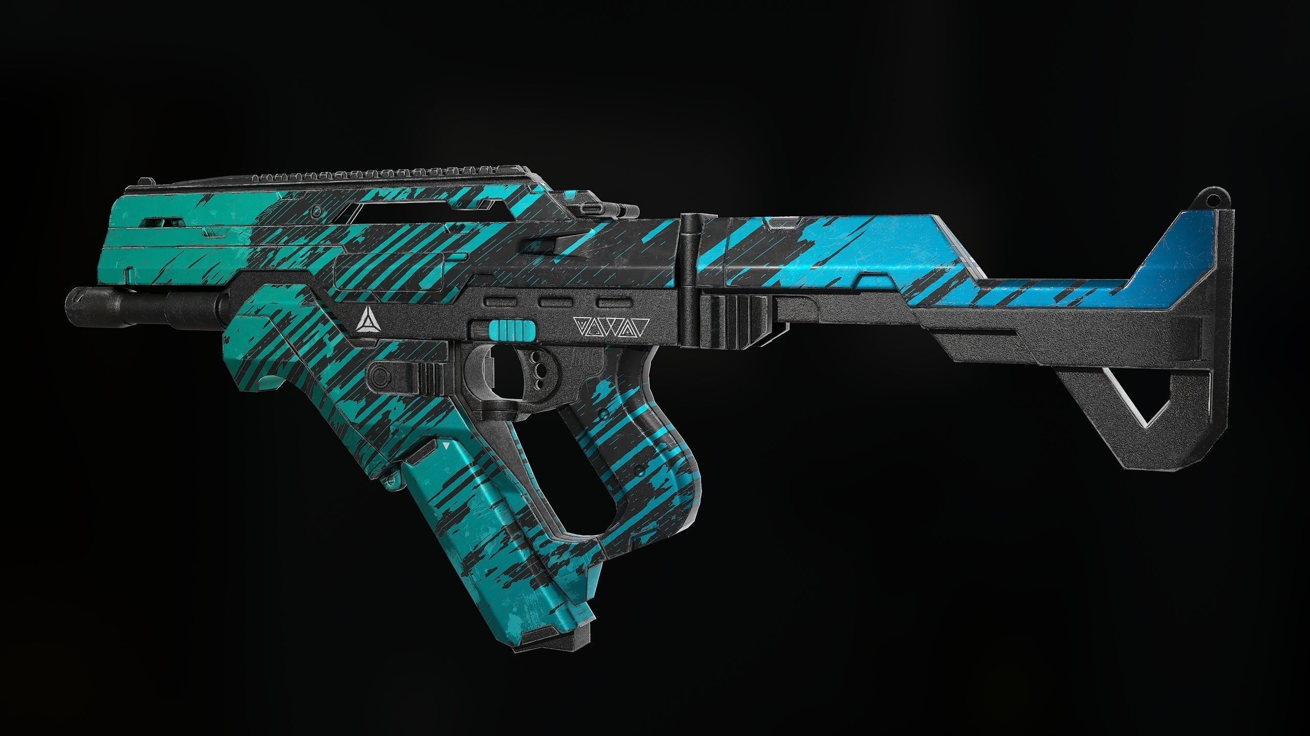 3D model Sci-Fi SMG Raptor and Sea Breeze VR / AR / low-poly | CGTrader