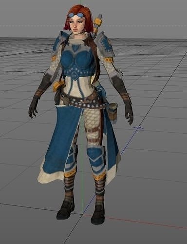 Allison free 3D model | CGTrader