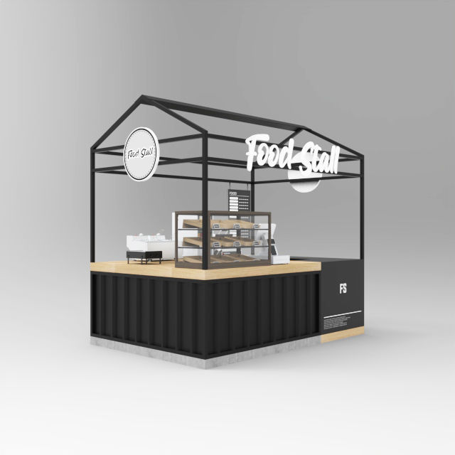 Booth Food Stall 3D model | CGTrader