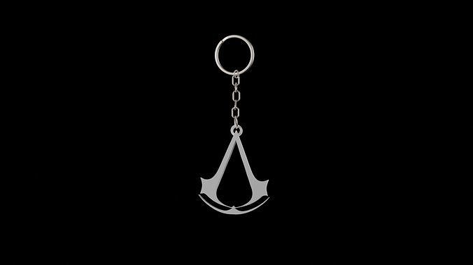 Assassins Creed Keychain 3d Model 3d Printable Cgtrader