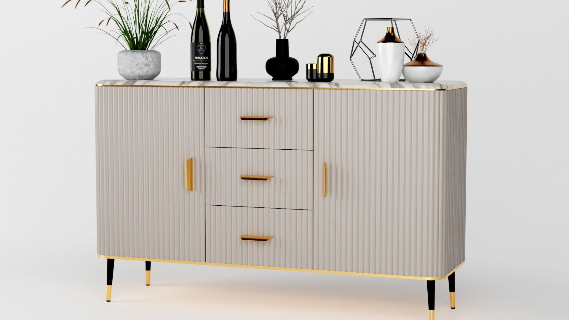 Buffet free 3D model | CGTrader