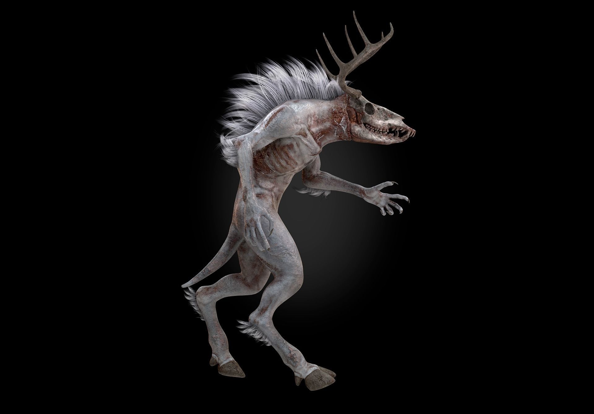 3D model Wendigo VR / AR / low-poly | CGTrader