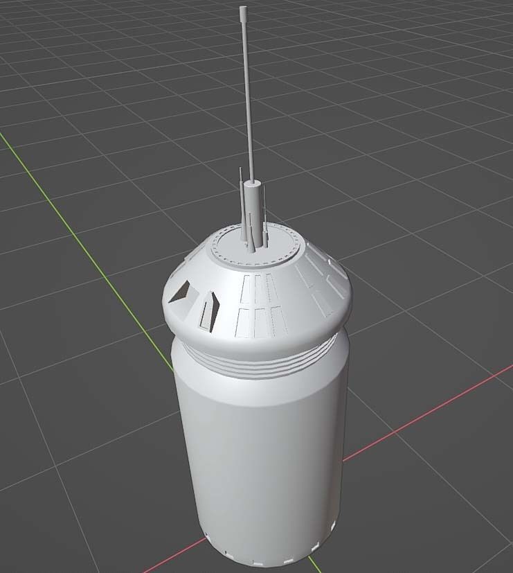 Sci-fi Kitbash Tech - FREE Space Generators - Low-Poly free VR / AR ...