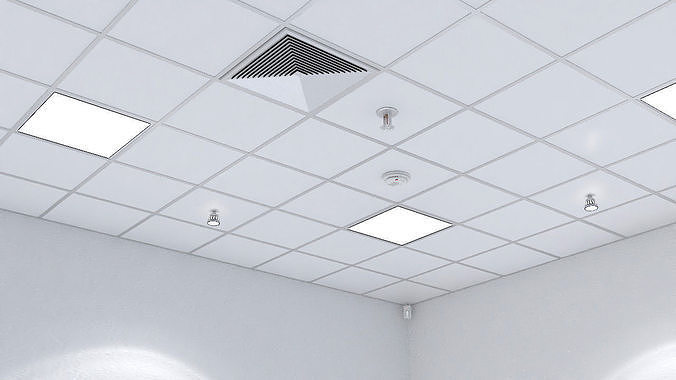Ceiling tiles 3D model | CGTrader