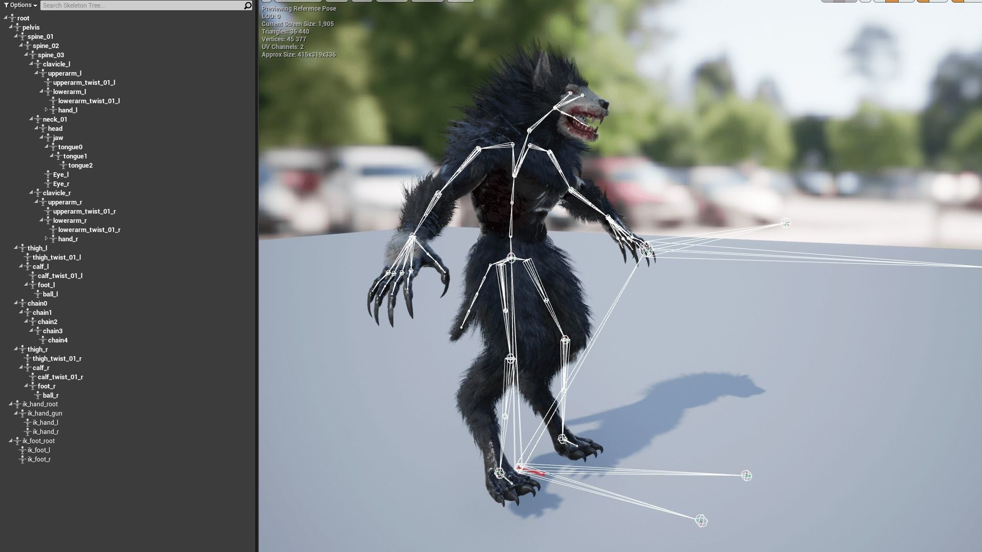 3D model Werewolf VR / AR / low-poly | CGTrader