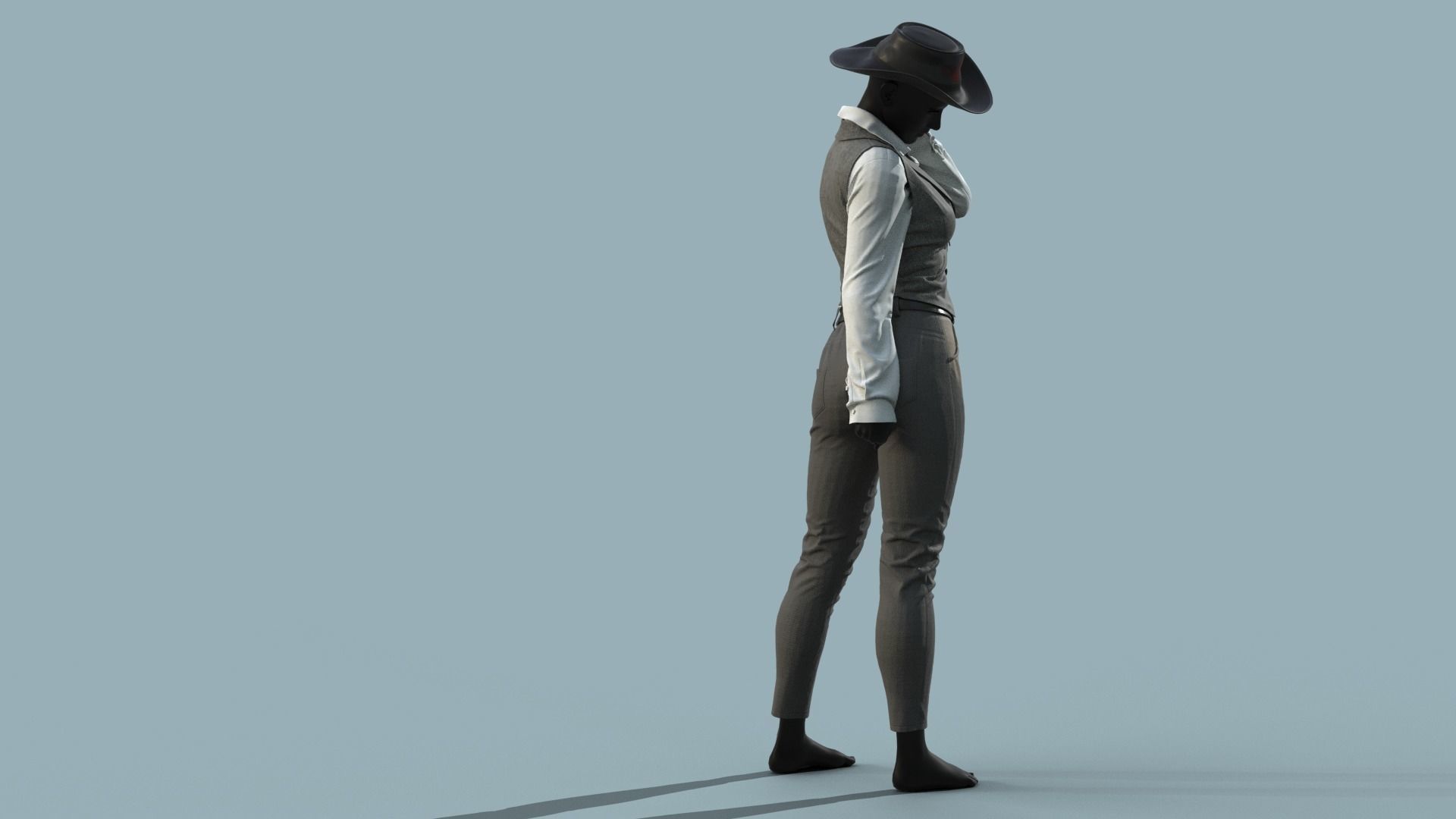 New Female Custom outfits 3D model | CGTrader
