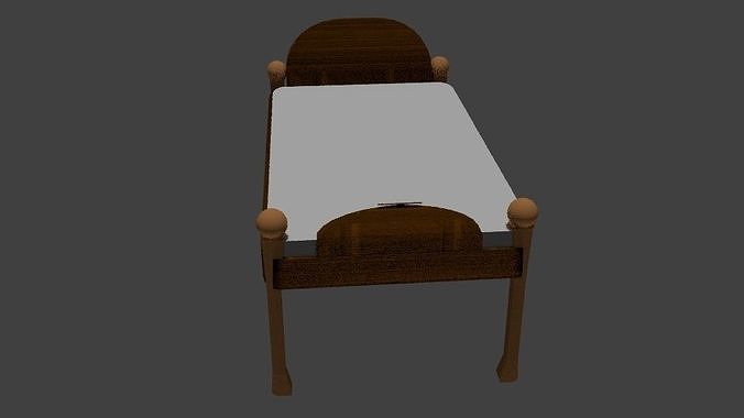 Bed model Bed 3d Blender model free VR / AR / low-poly 3D model | CGTrader