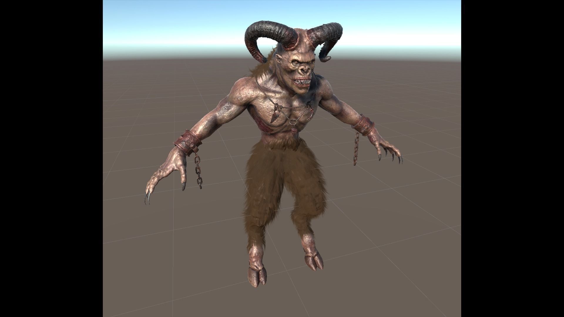 3D model Demon Faun VR / AR / low-poly | CGTrader