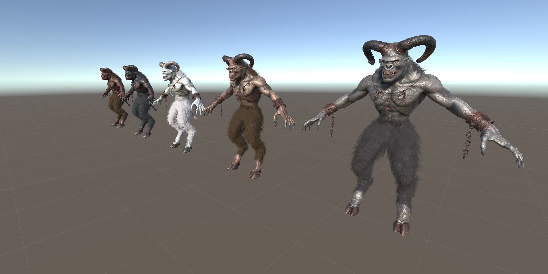 3D model Demon Faun VR / AR / low-poly | CGTrader