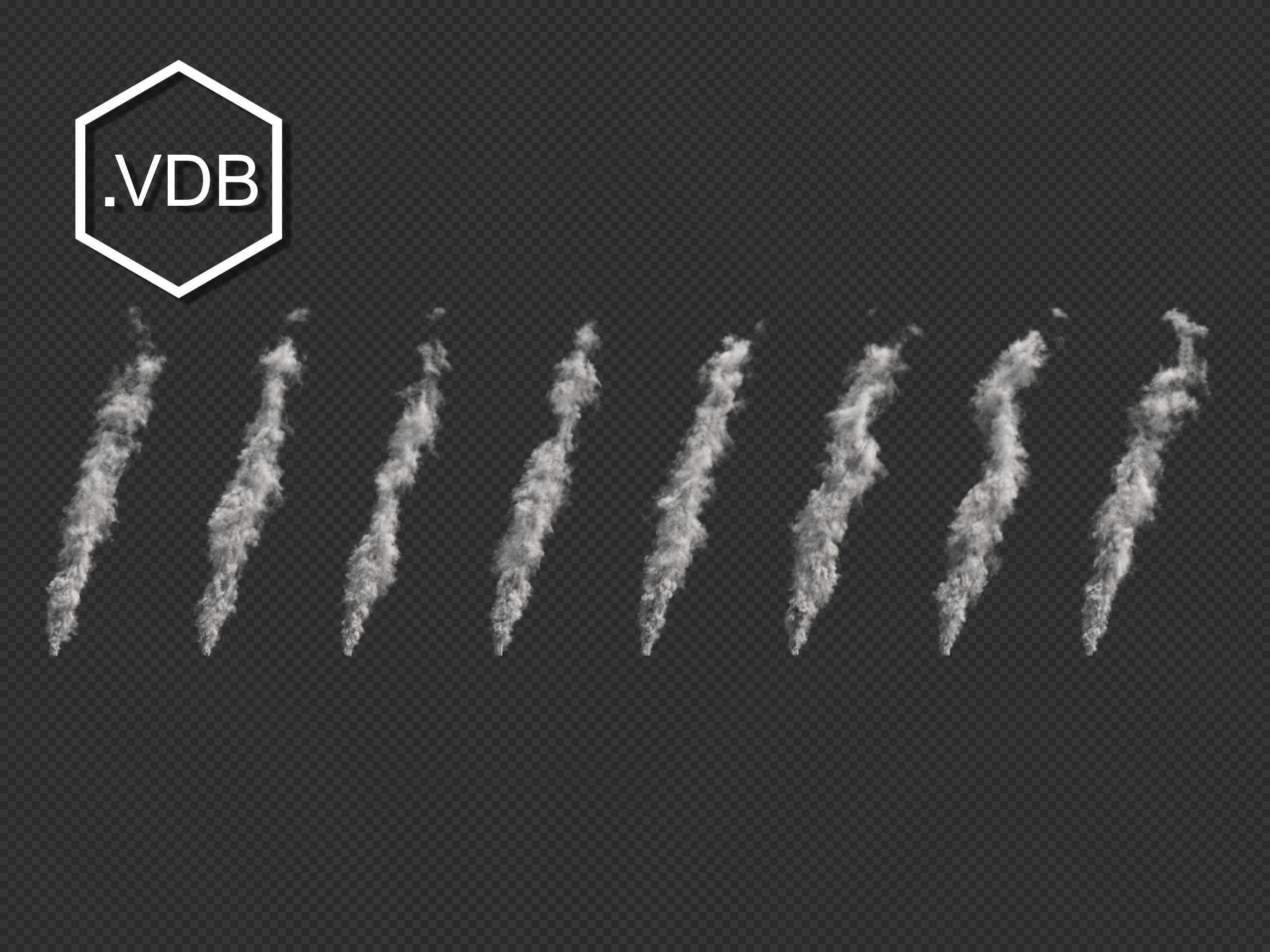 Rising Smokestack Clouds 3D model | CGTrader