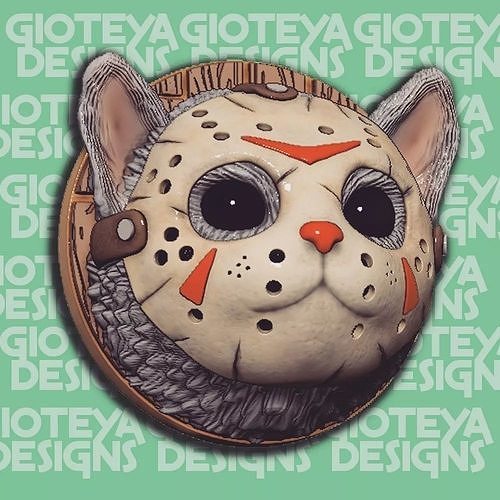 ANIMAL COSPLAY Friday The 13th Jason Cat 3D model | CGTrader