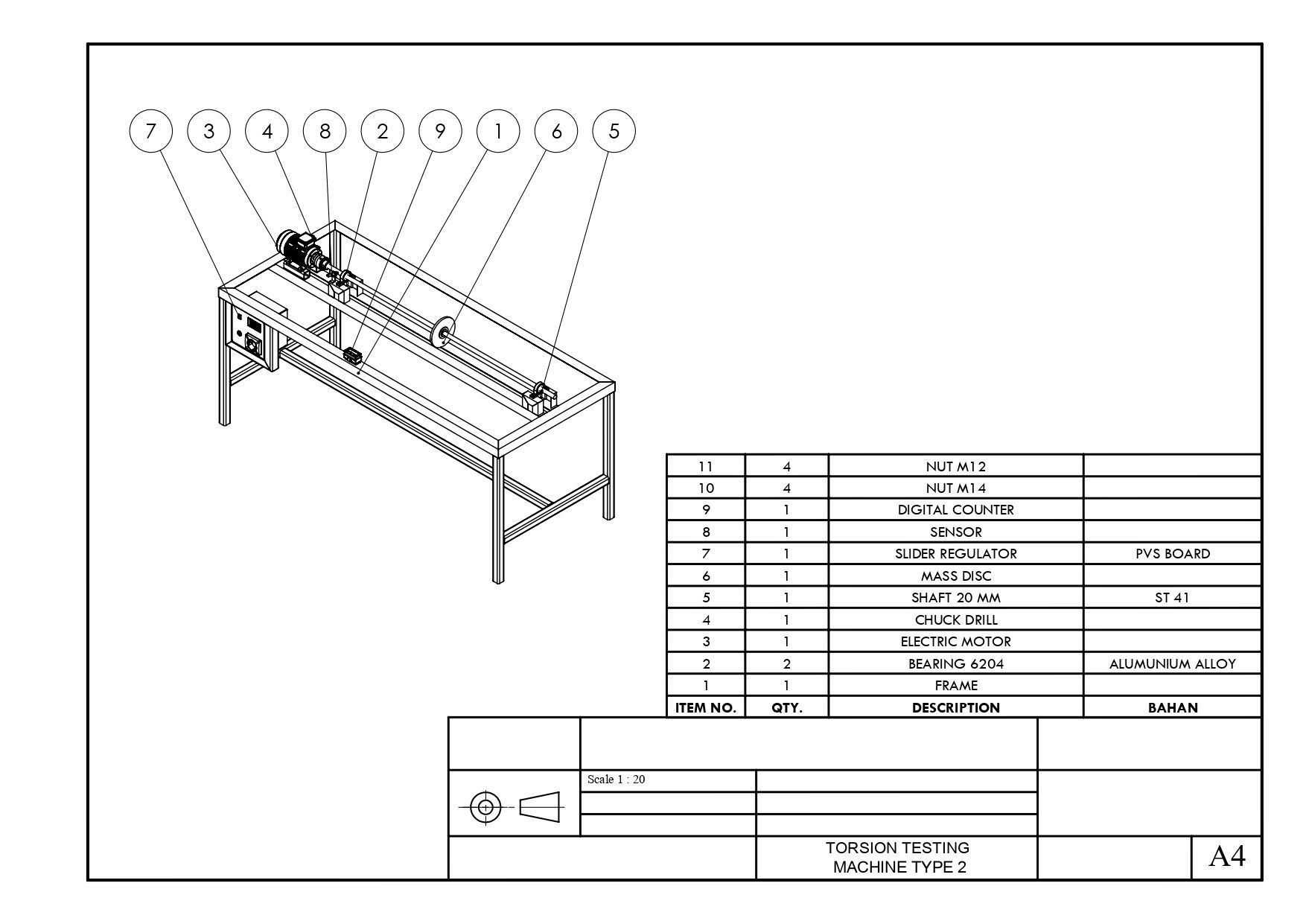 Torsion Testing Machine 3D model 3D printable | CGTrader