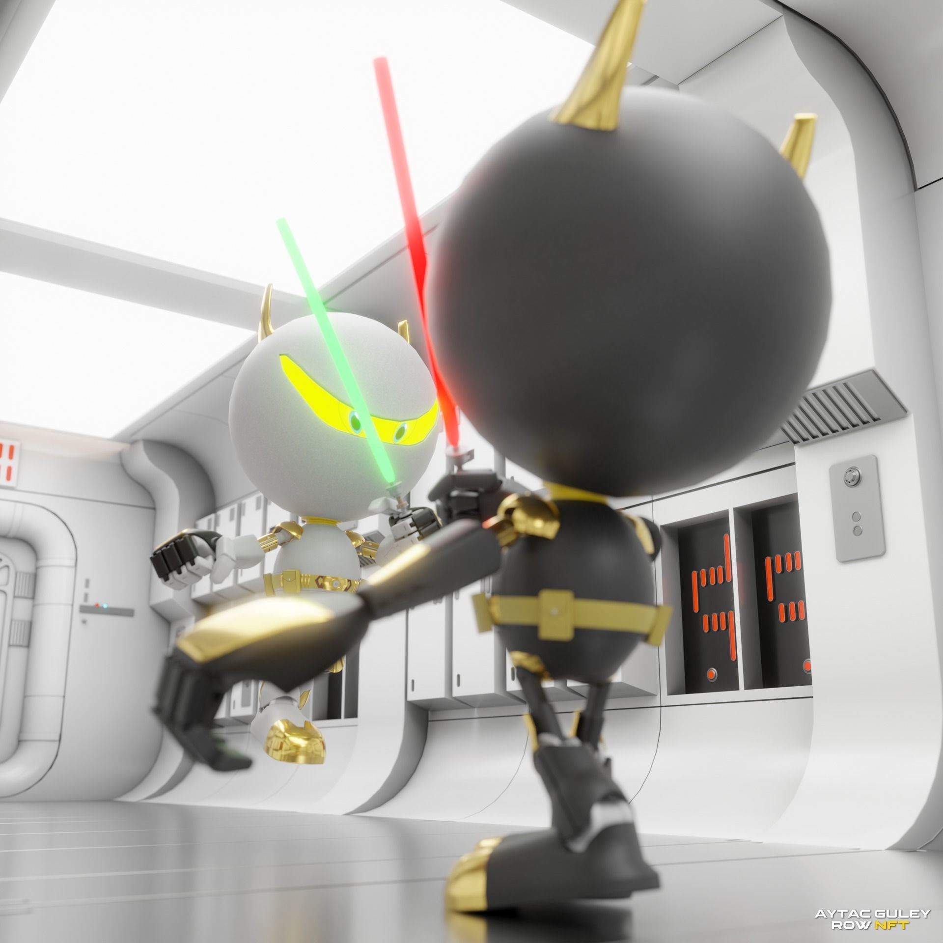 Chibi Robot 3D Model 3D model rigged | CGTrader