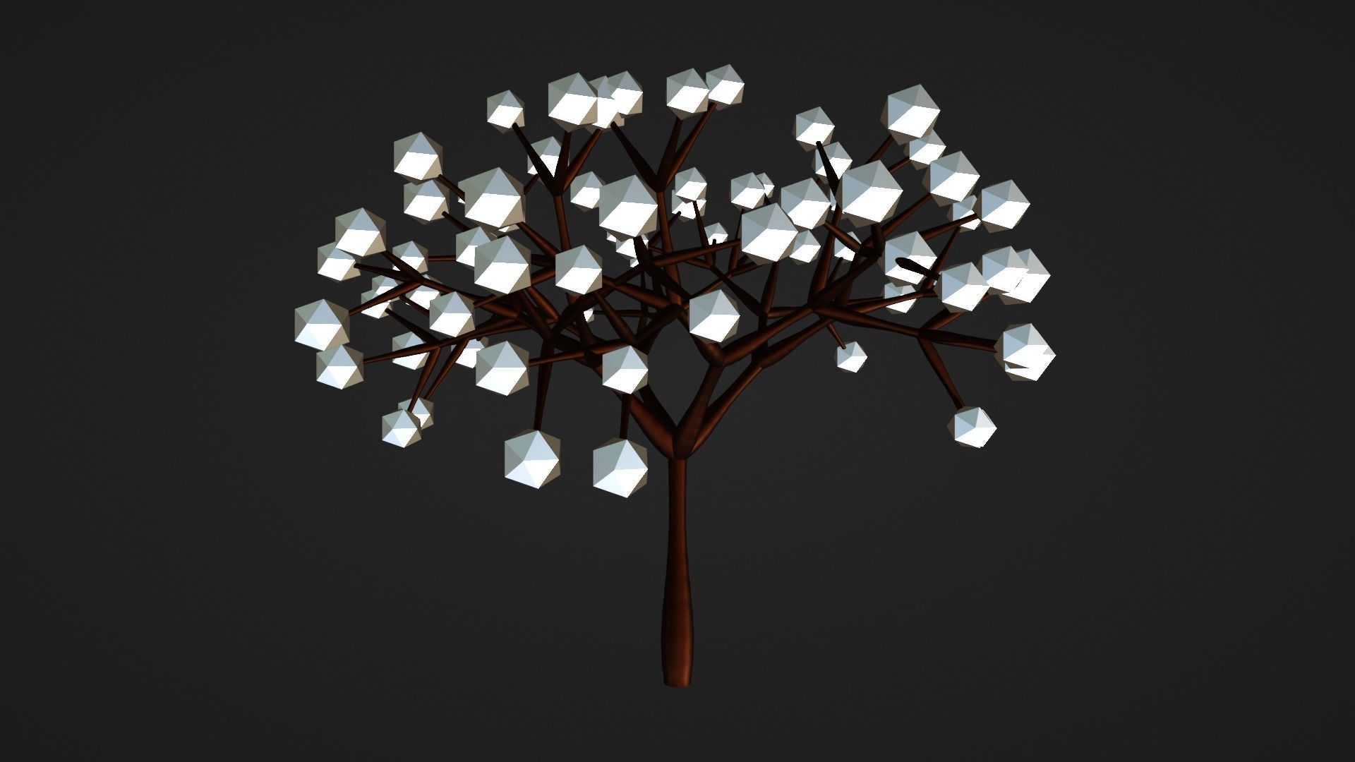 Hexagonal Tree 3D model | CGTrader