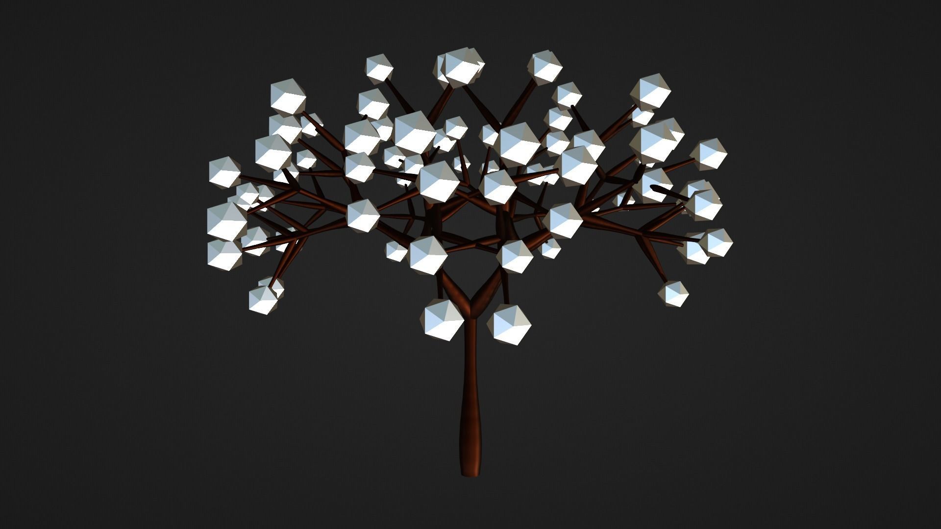 Hexagonal Tree 3D model | CGTrader