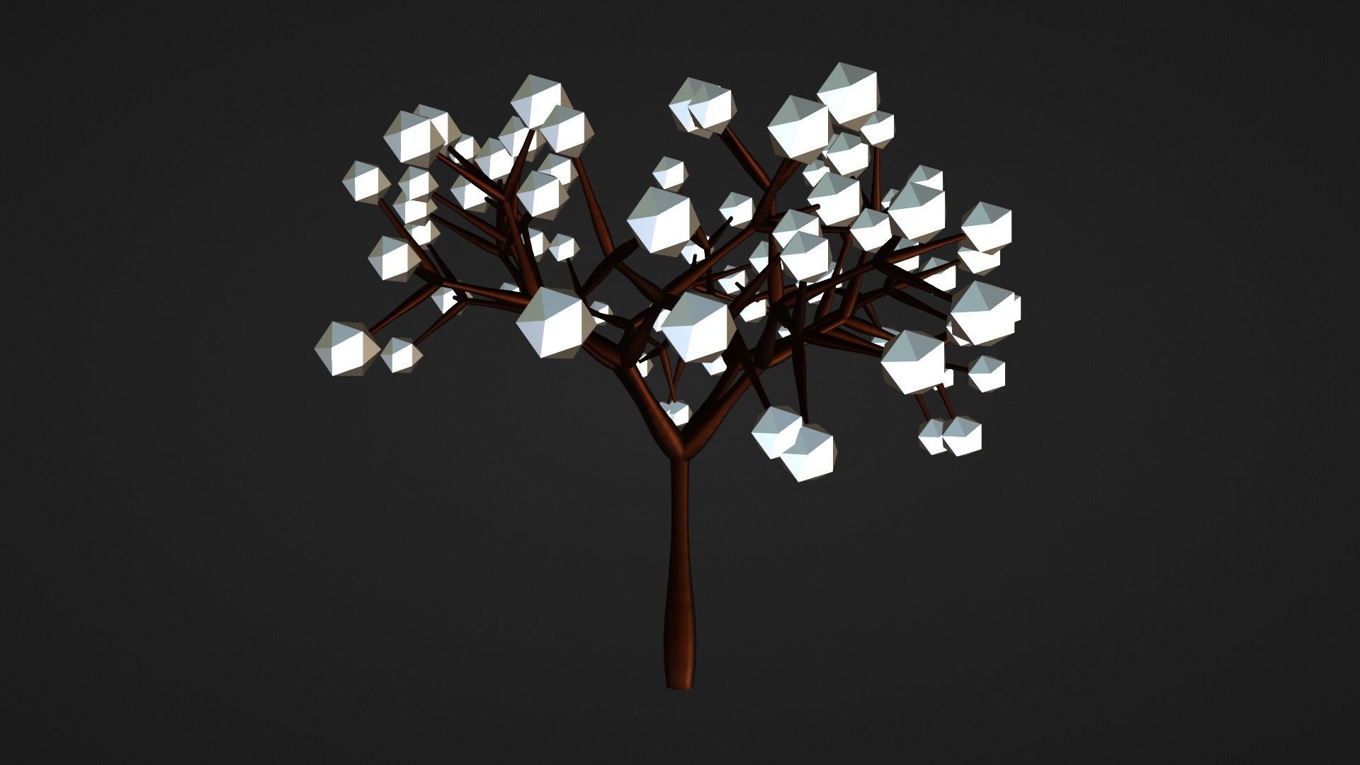 Hexagonal Tree 3D model | CGTrader