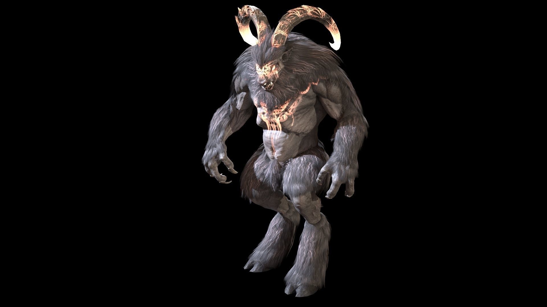3D model Baphomet demon VR / AR / low-poly | CGTrader