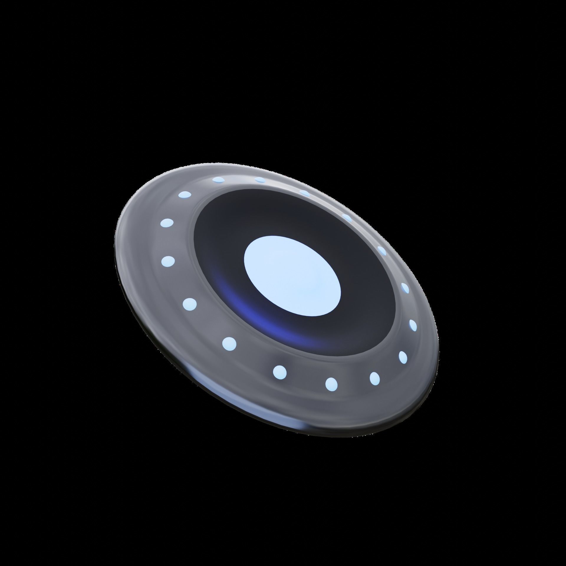 Stylized Cartoon UFO 3D model | CGTrader
