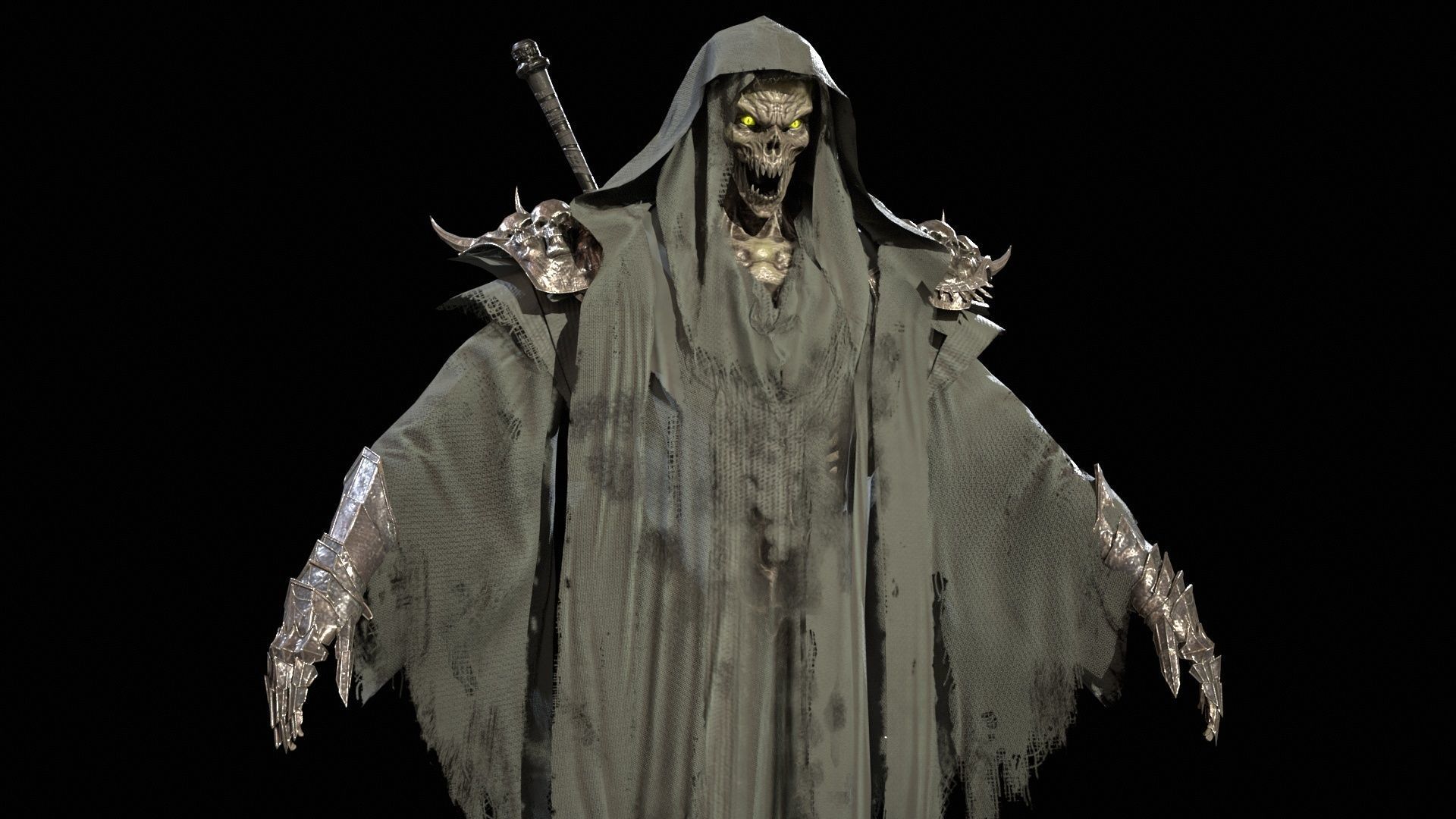 3D model Ripper ghost VR / AR / low-poly | CGTrader