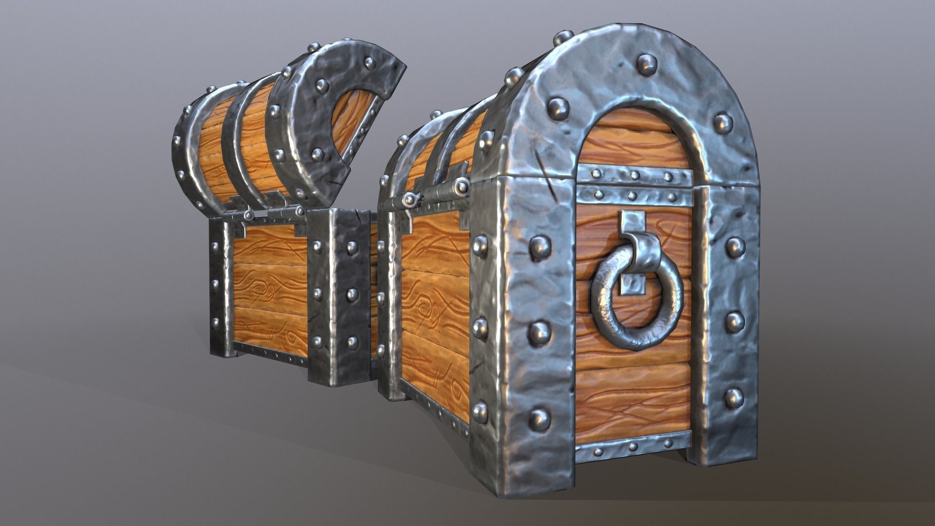 3D model Stylized chest VR / AR / low-poly | CGTrader