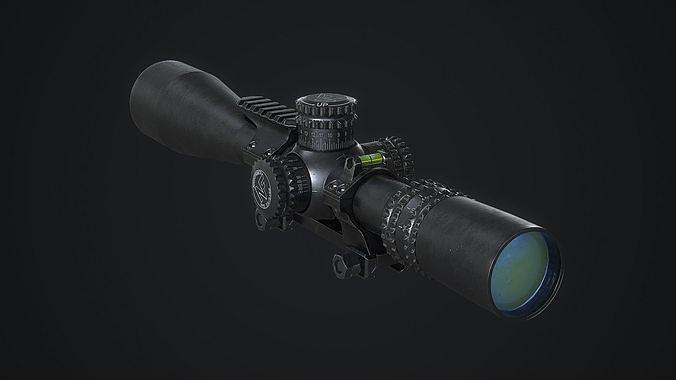 3D model Sniper Scope Nightforce NXS 3 5x15x56 VR / AR / low-poly ...
