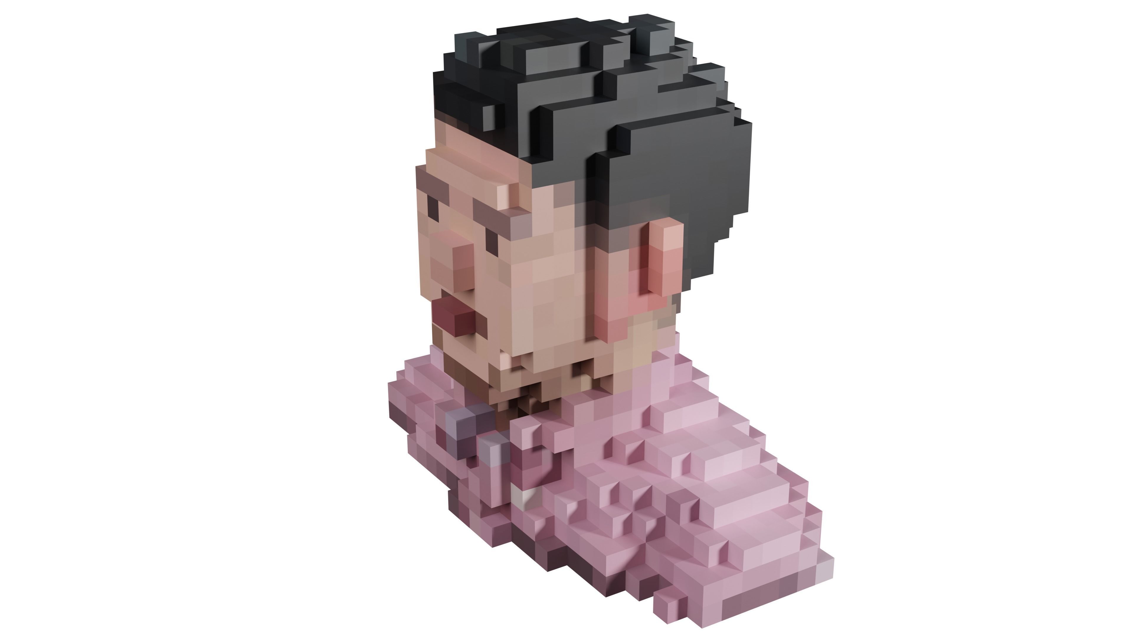 Human Voxel free VR / AR / low-poly 3D model | CGTrader