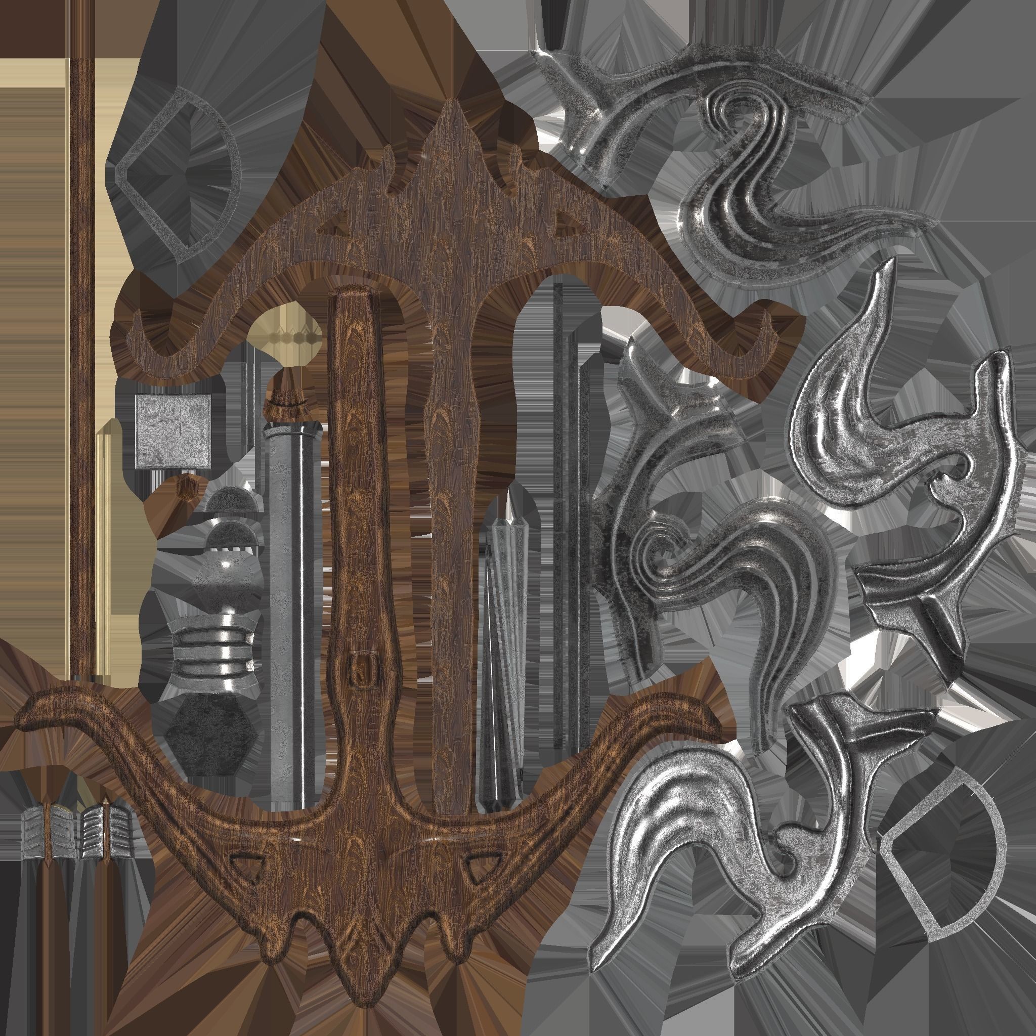 3D model Dual Wield Cross Bow VR / AR / low-poly | CGTrader