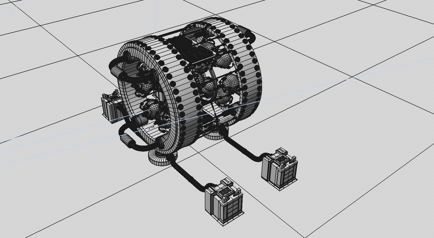 Mechanical wheel 3D model | CGTrader