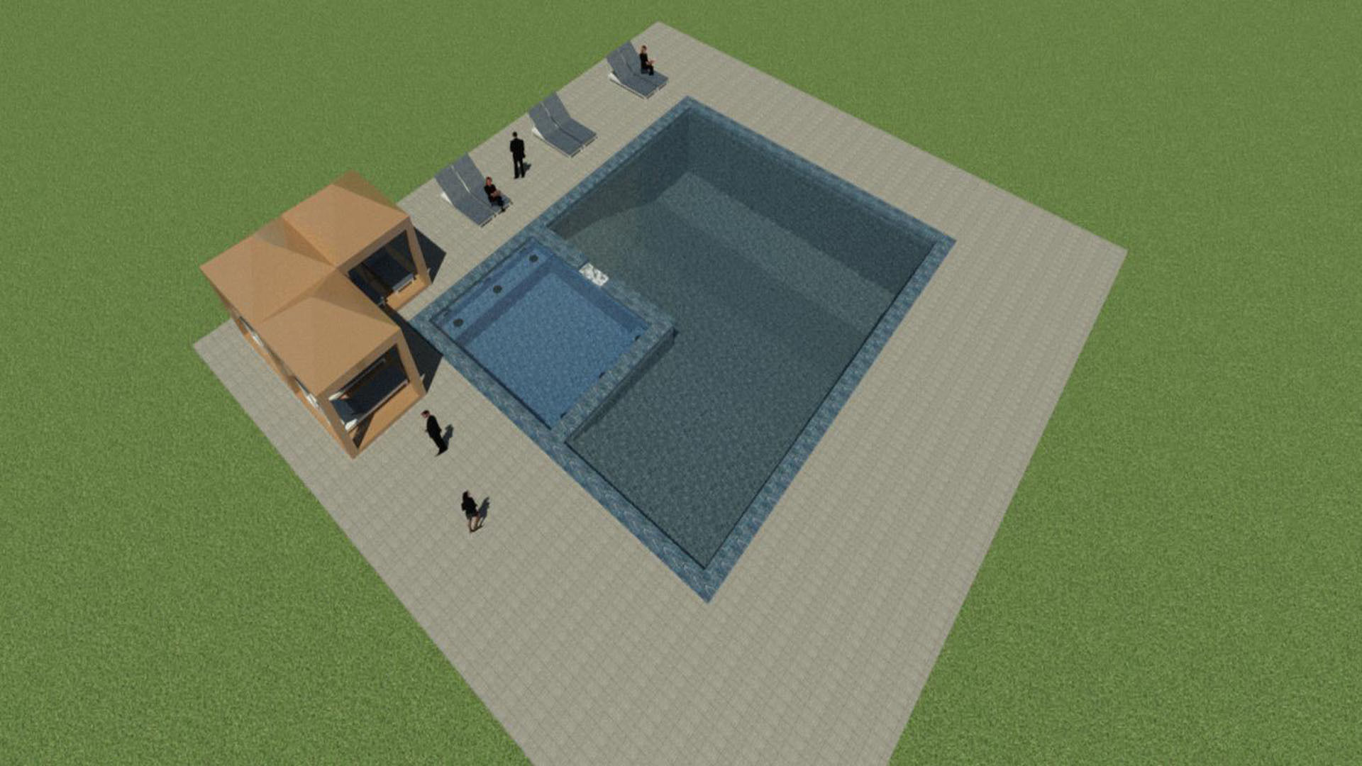 3D Pool design 3D model 3D printable | CGTrader