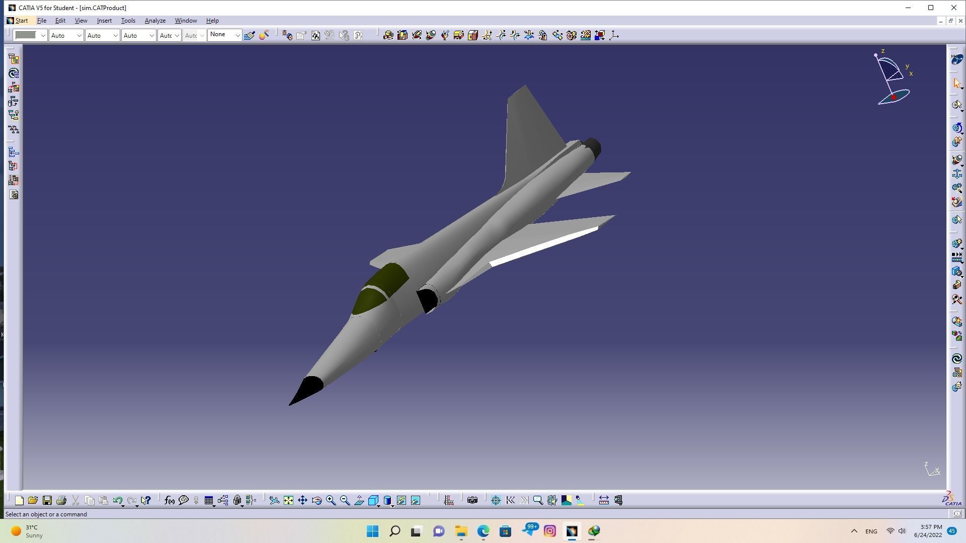 northrop f-5 freedom fighter 3D model | CGTrader