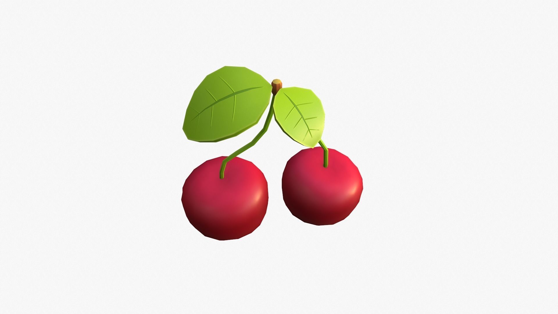 3D model Cartoon Cherry VR / AR / low-poly | CGTrader