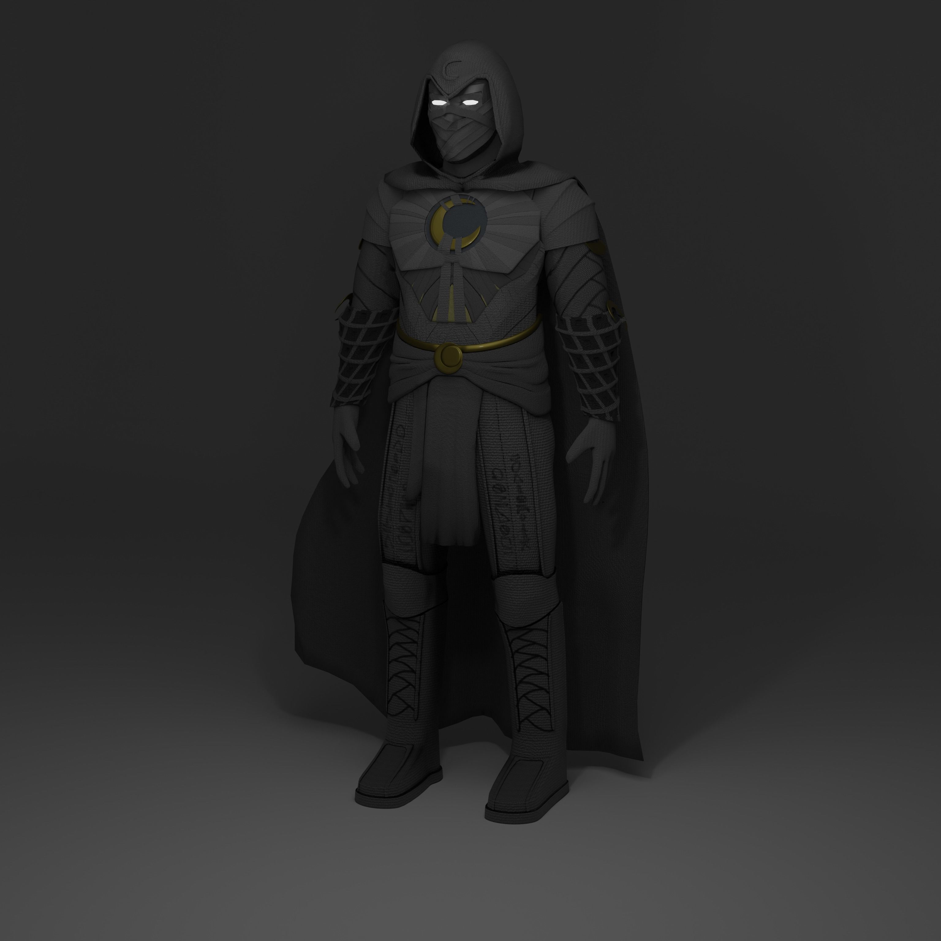 Moon Knight 3D Model free VR / AR / low-poly 3D model | CGTrader