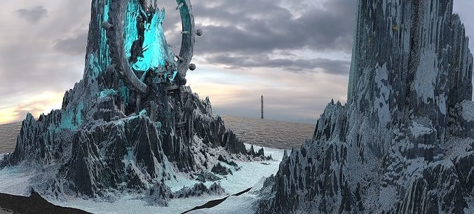 Mount Olympus mountain 7 3D model | CGTrader