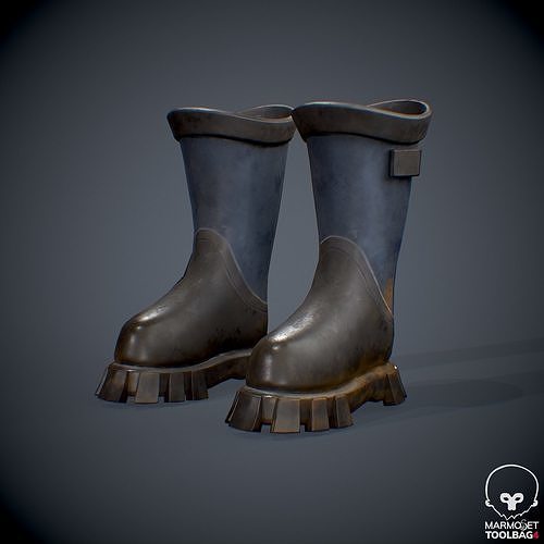 3D model Stylized Boots - Game Ready Asset VR / AR / low-poly | CGTrader