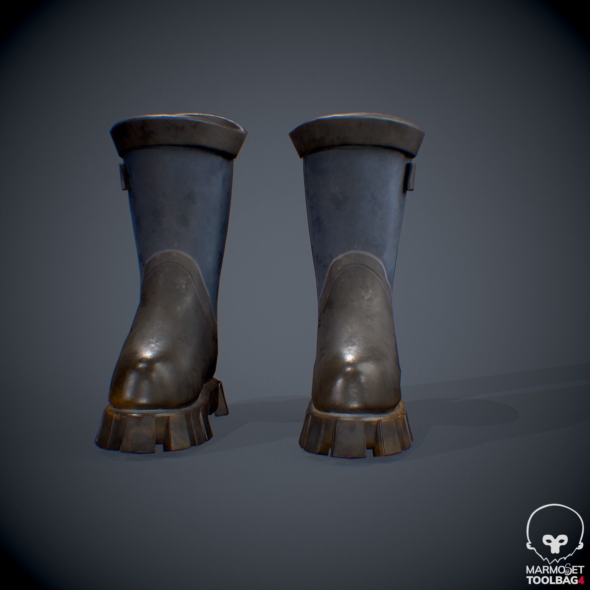 3D model Stylized Boots - Game Ready Asset VR / AR / low-poly | CGTrader
