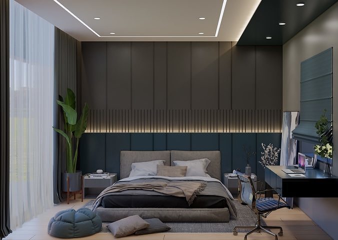 boys bedroom 3D model | CGTrader