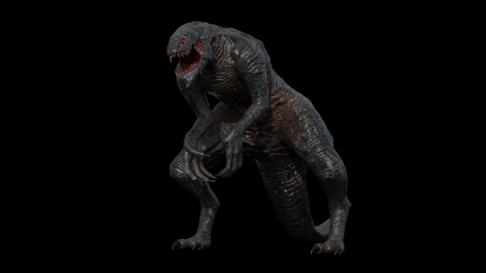 3D model Mutant alien creature VR / AR / low-poly | CGTrader